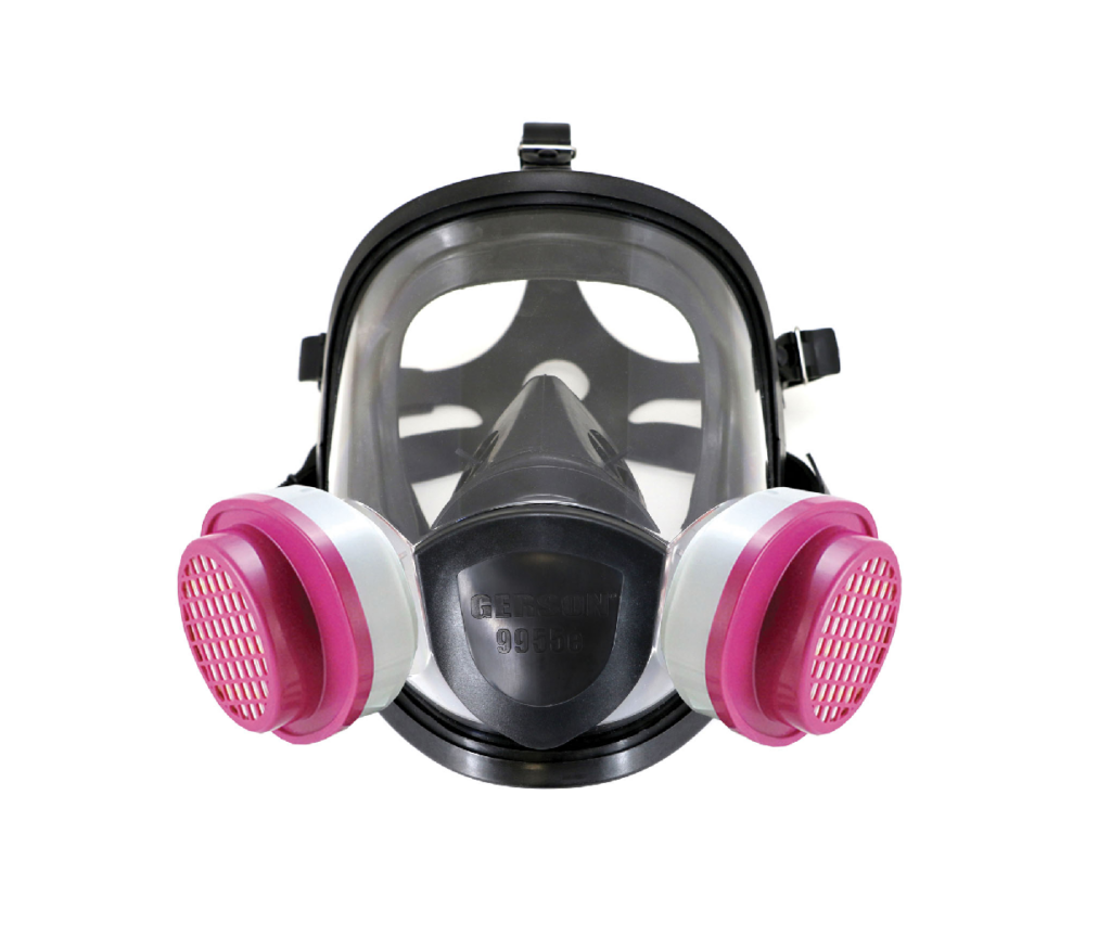 Gearson Full Face Silicone Respirator - GloveNSafety.com