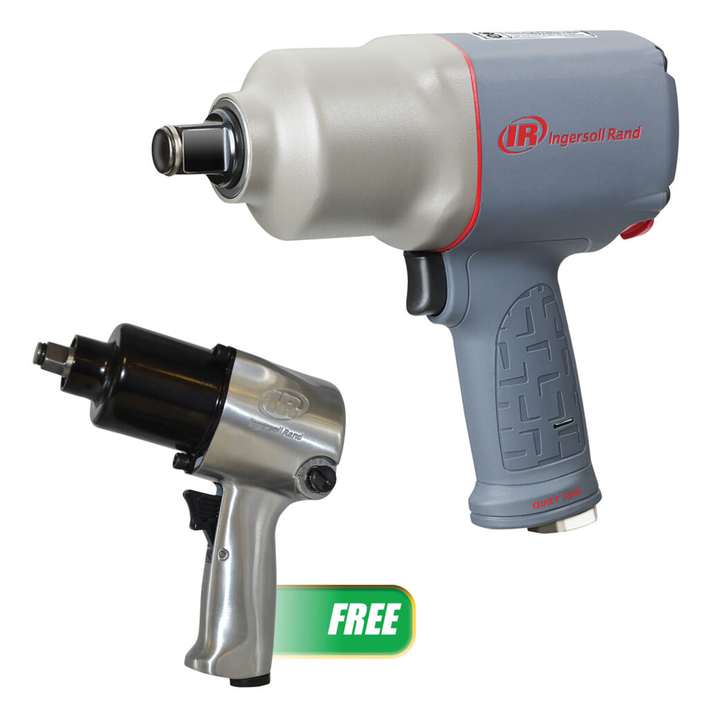 Ingersoll Rand IMPACT WRENCH 3/4DR AIR w/ Free IMPACT WRENCH 1/2DR AIR ...